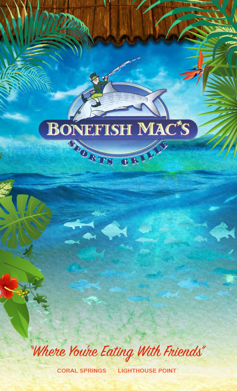 Coral Springs Menus - Bonefish Macs