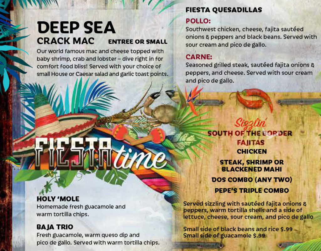 Lighthouse Point Main Menu - Bonefish Macs